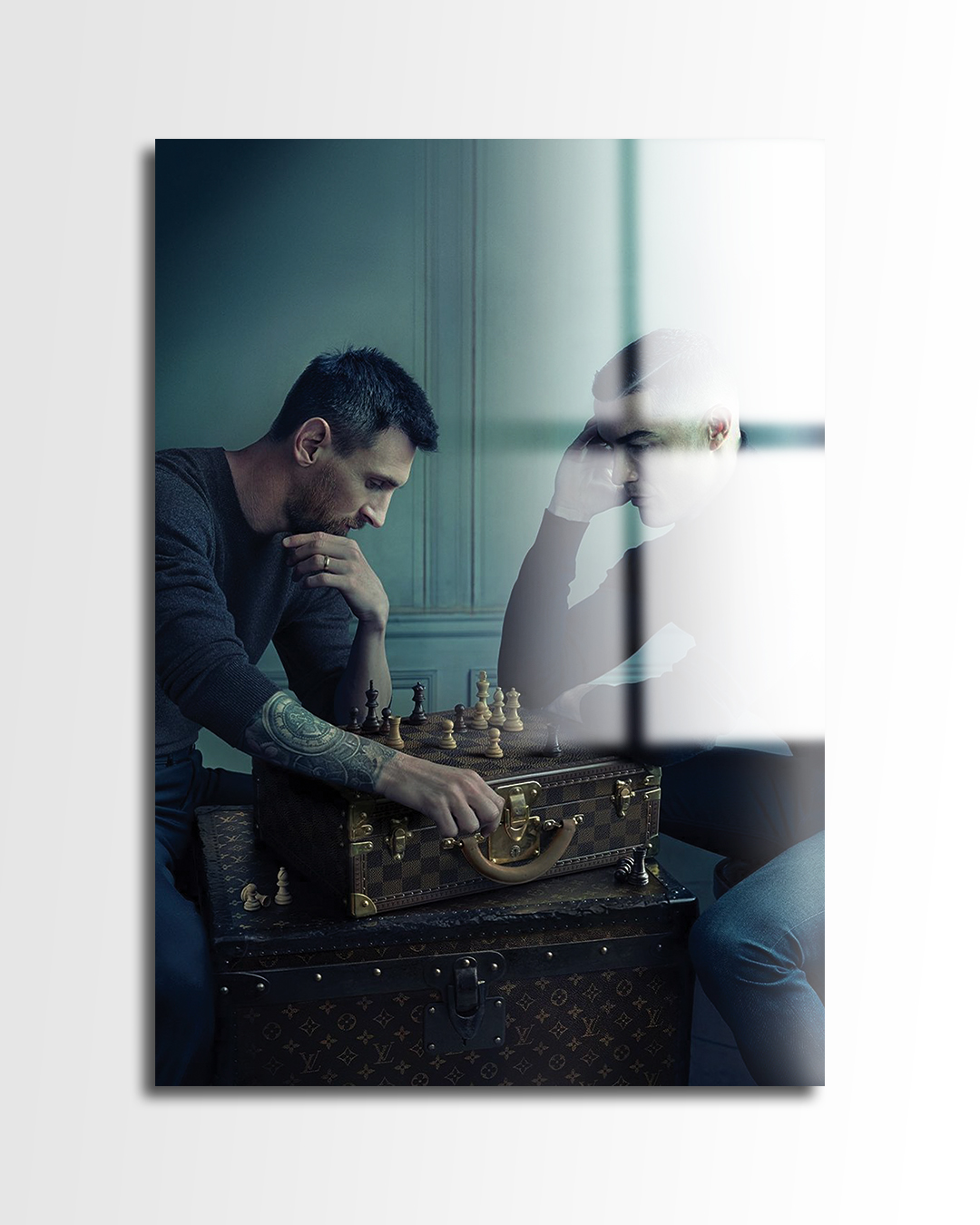 Messi x Ronaldo – Acrylic Glass – JJ Prints