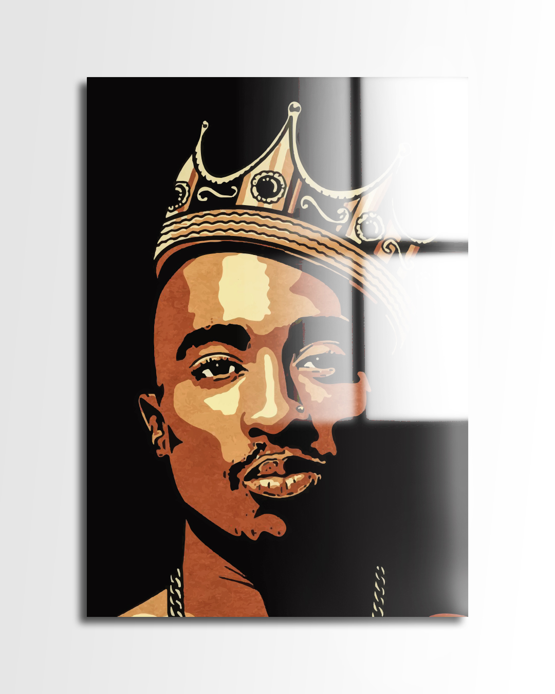 Tupac Portrait – Acrylic Glass – JJ Prints