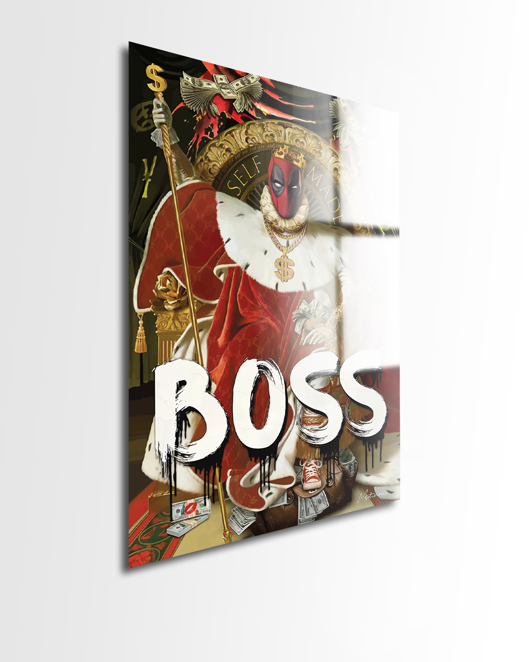 Deadpool Boss – Acrylic Glass – JJ Prints