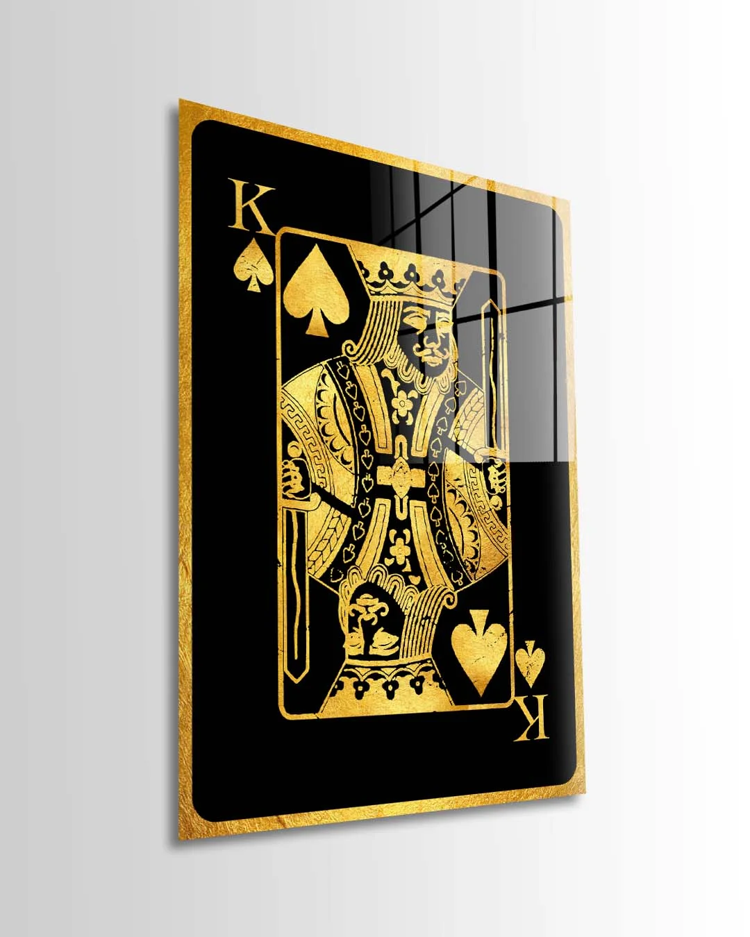 King of Spades Gold – Acrylic Glass – JJ Prints