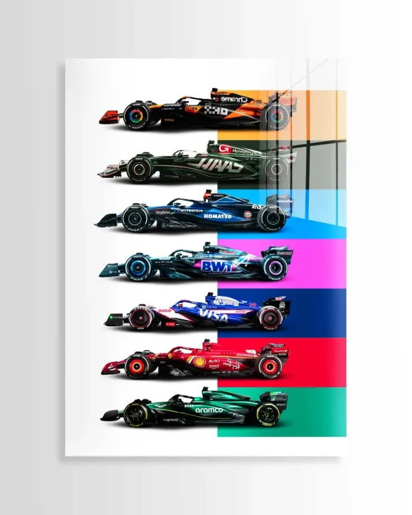 F1 2024 Car Stack – JJ Prints