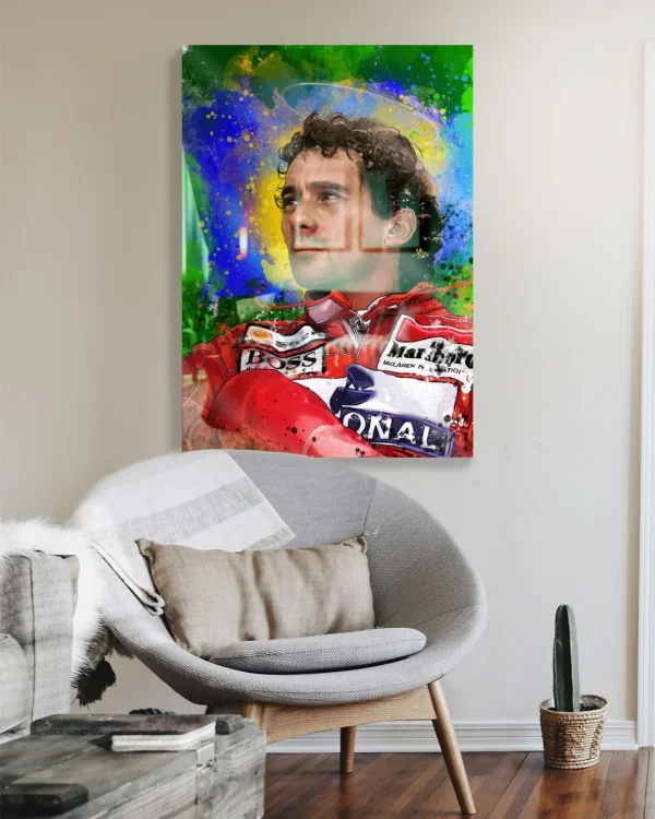 Ayrton Senna Portrait – JJ Prints