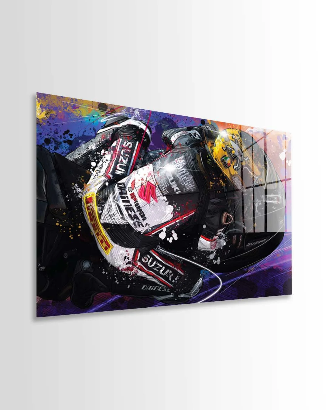 Guy Martin x Suzuki – Acrylic Glass – JJ Prints