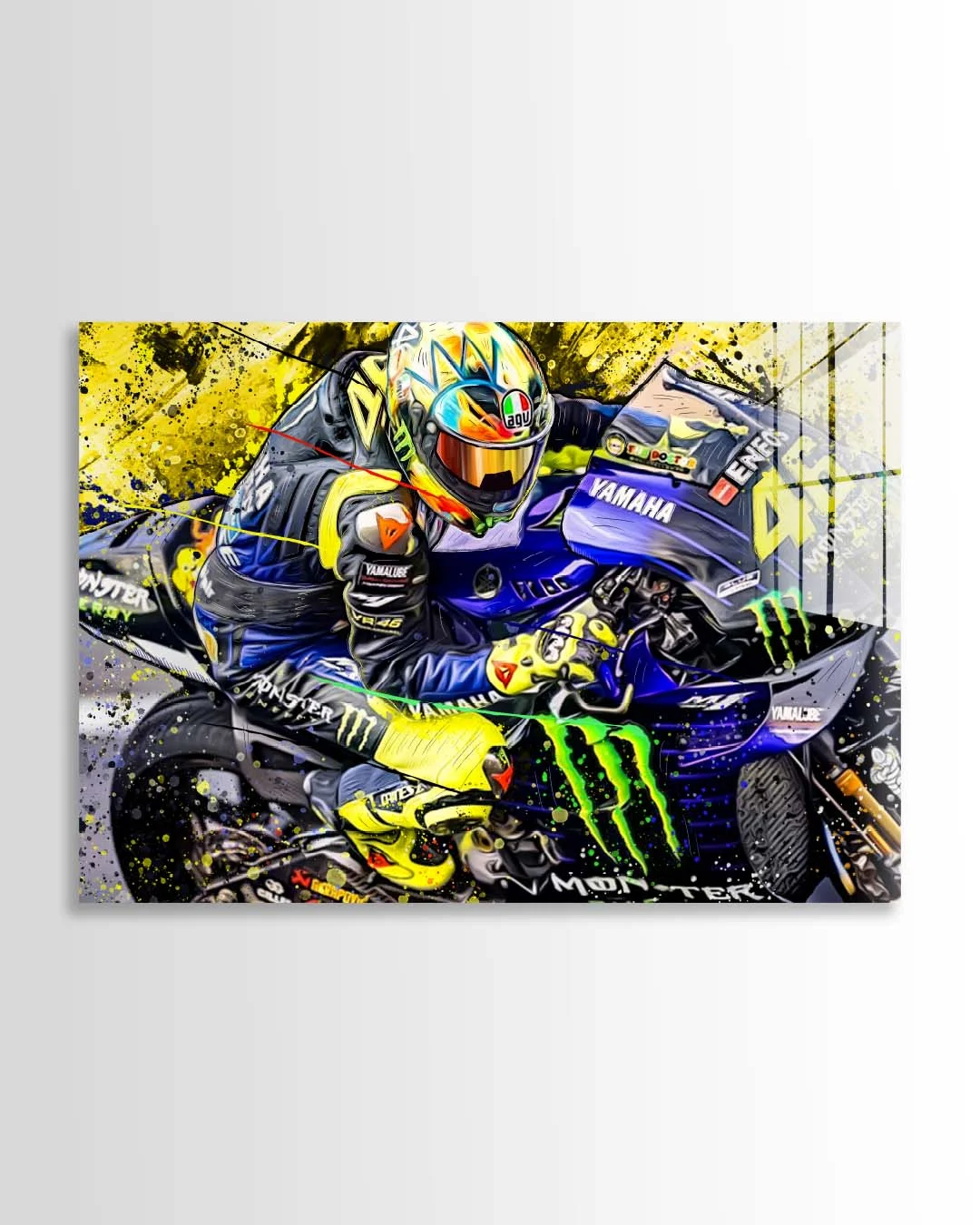 Valentino Rossi x Yamaha – Acrylic Glass – JJ Prints